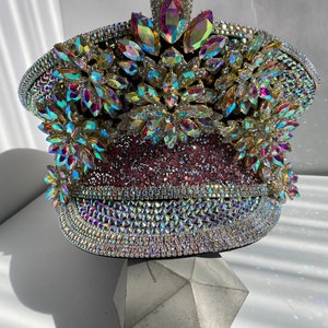 Pink Ultimate Captain Hat: Festival Hat, Military Hat, Rave, Edc, Cap ...