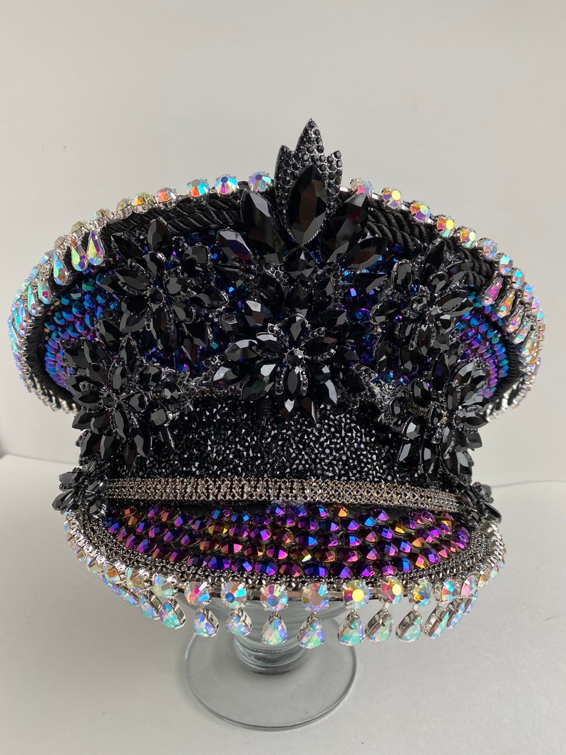 Purple Ultimate captain hat: bohemian rave edc cap | Etsy