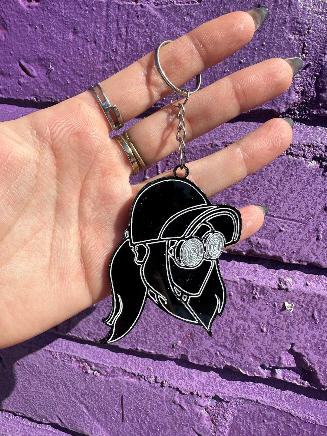 Rezz Inspired Keychain:headbanger, Rave, Festival, Concert - Etsy
