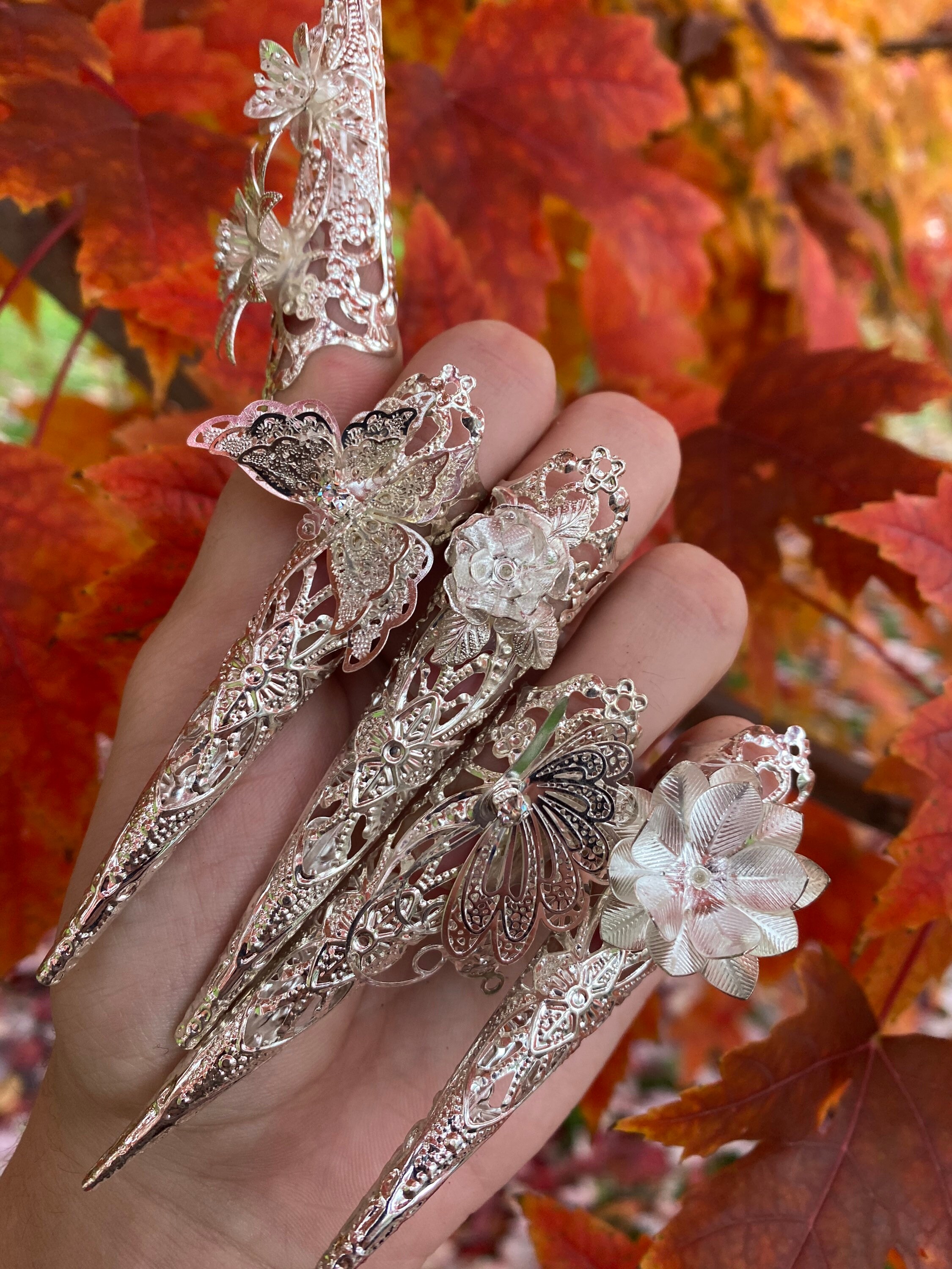 Miranda Finger Jewelry: Finger Claw Finger Armour Claw - Etsy