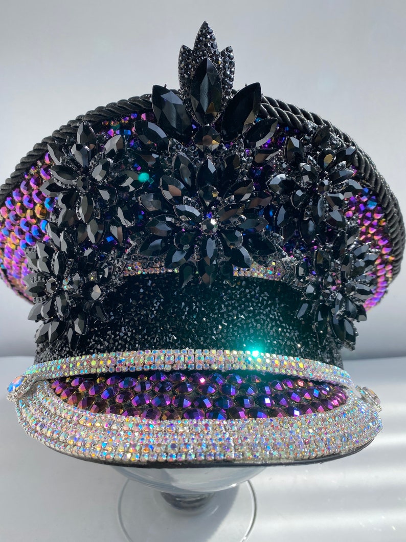 Purple Ultimate captain hat: bohemian rave edc cap | Etsy