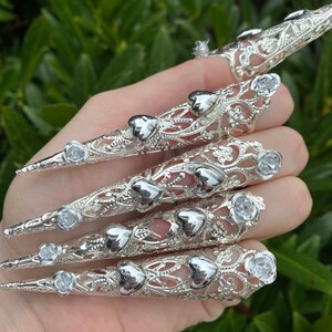 Alena Silver Finger Jewelry: Finger Claw- Finger Armour Claw -finger ...