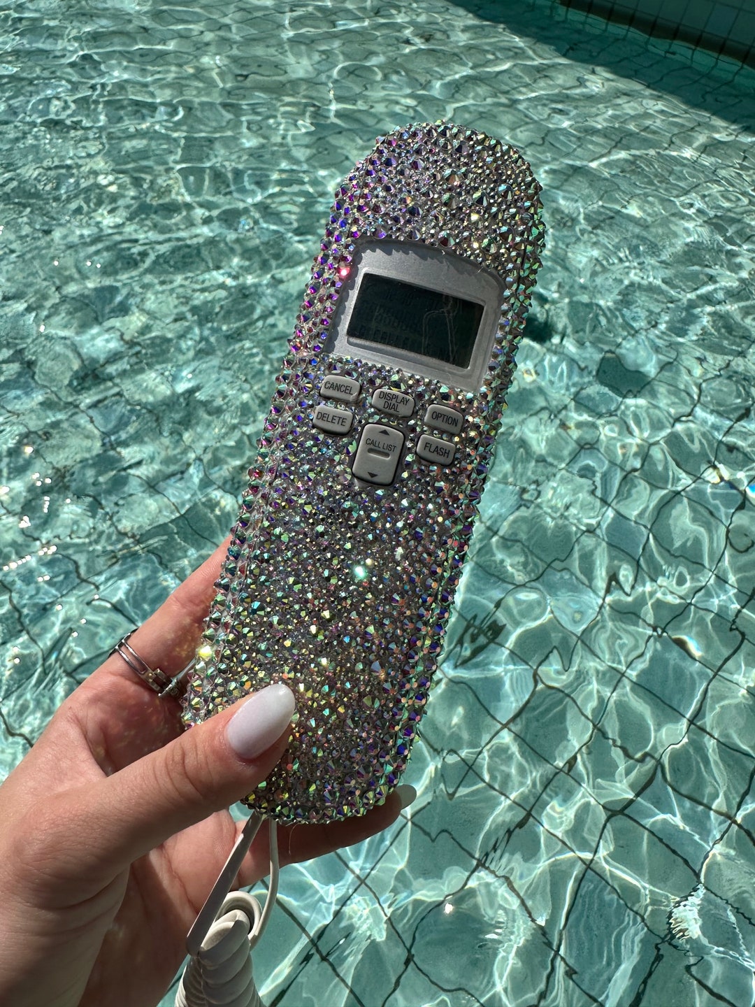 Blinged-out Rhinestoned House, Office Phone - Etsy