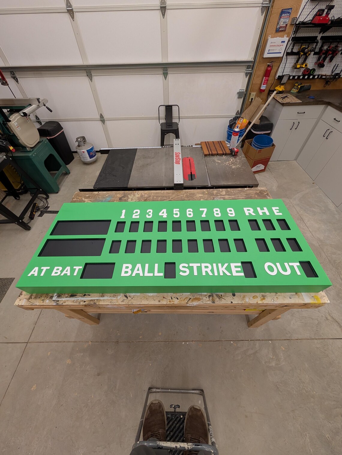 Baseball Score Board CNC Project - Etsy
