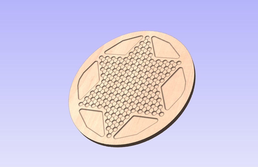 Chinese Checkers CNC Project - Etsy