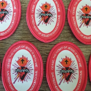 Sacred Heart of Jesus Badge - Etsy