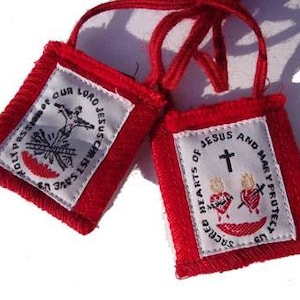 El Escapulario de la Pasión Roja de Rose Scapular Corp - Etsy México