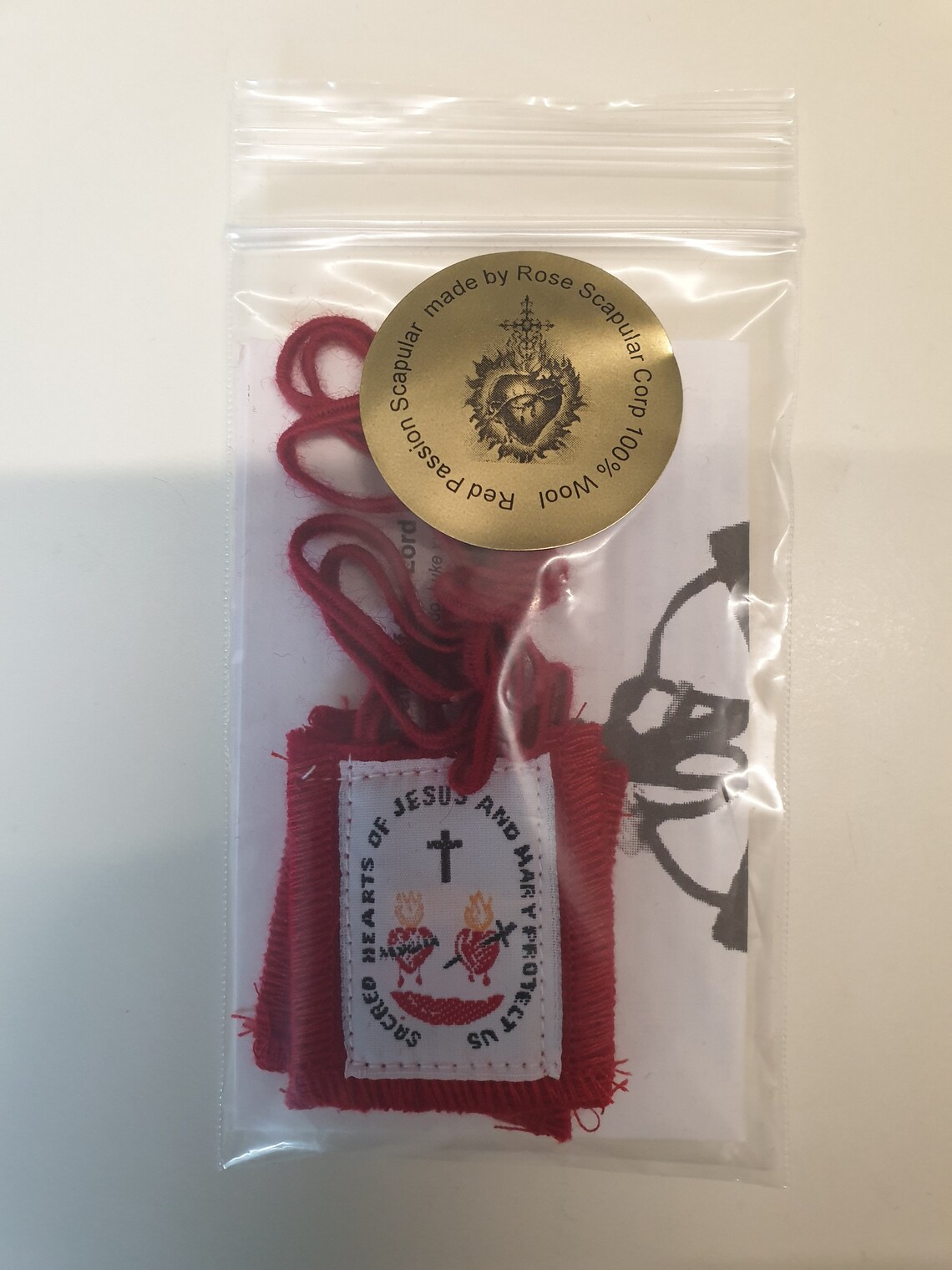 The Red Passion Scapular by Rose Scapular Corp - Etsy