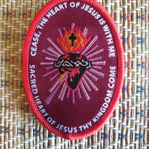 Sacred Heart of Jesus Badge - Etsy