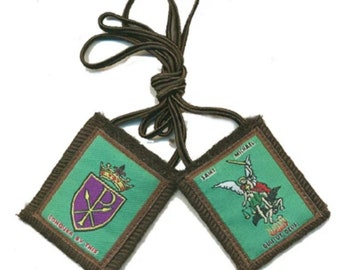 St. Raphael the Archangel and St. Michael the Archangel Brown Scapular ...