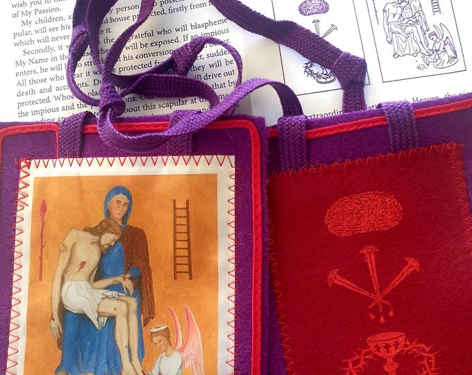 Purple Scapular - Etsy