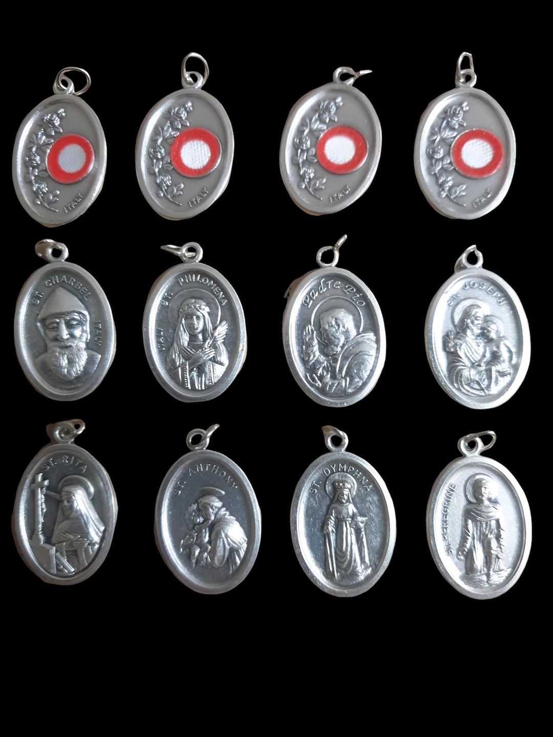 Patron Saint 3rd Class Relic Medals, 22mm Charms, Pendant, Jewellery ...