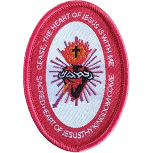 Sacred Heart of Jesus Badge - Etsy