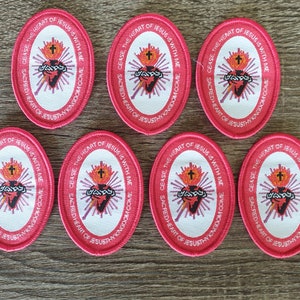 Sacred Heart of Jesus Badge - Etsy