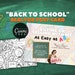 Realtor Back to School, Post Card, August Marketing Pop By - Etsy