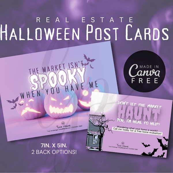 Real Estate Halloween Marketing - Etsy