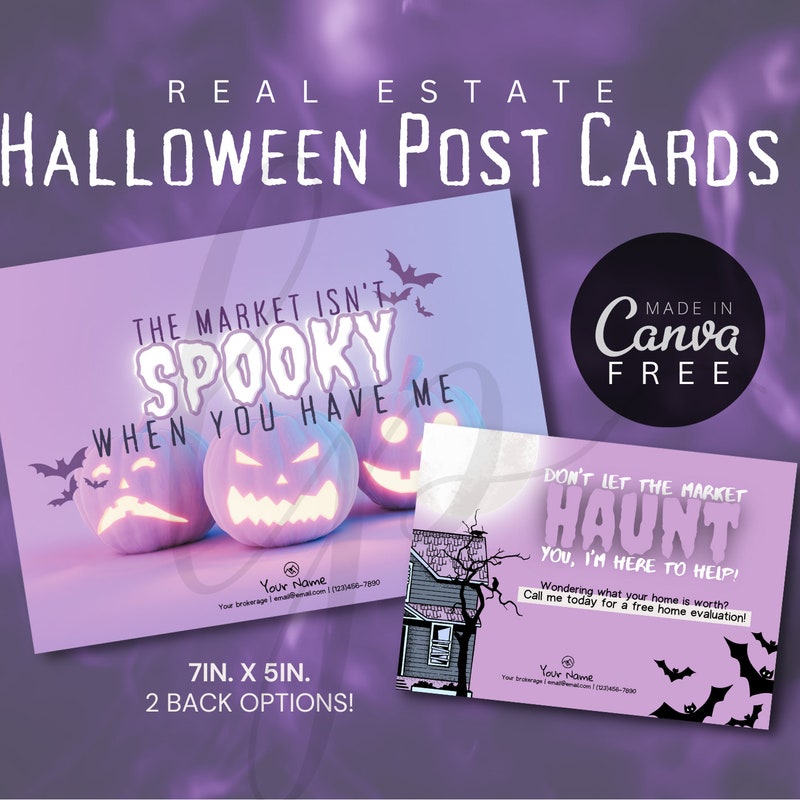 Real Estate Halloween Marketing - Etsy