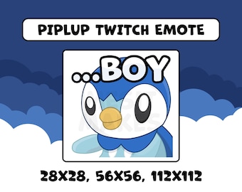 Piplup Emotes/ Piplupchibi/ Emotes Discord/ Emotes Twitch/emotes Bundle ...