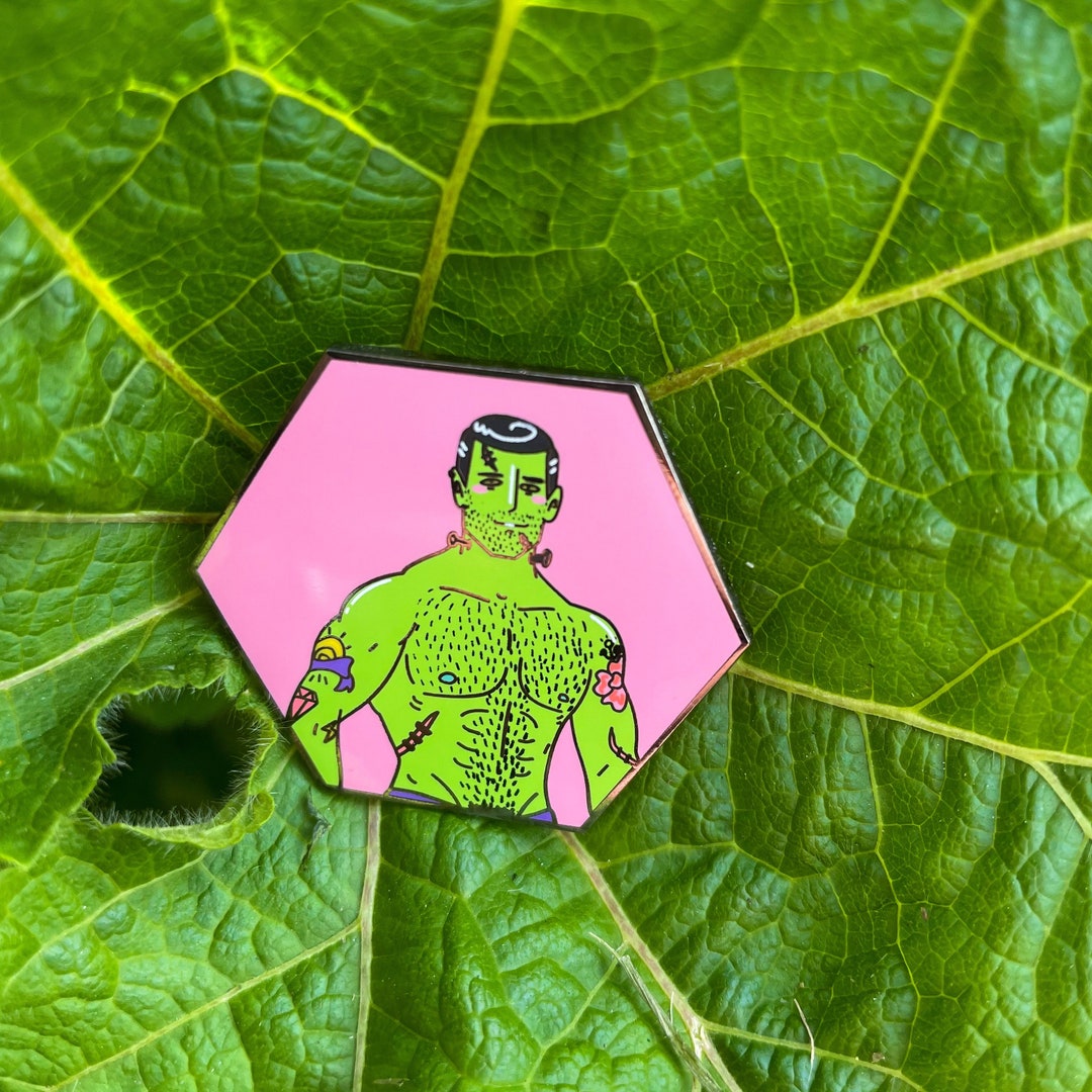 Monster Boyfriends: Frank Hard Enamel Pin - Etsy