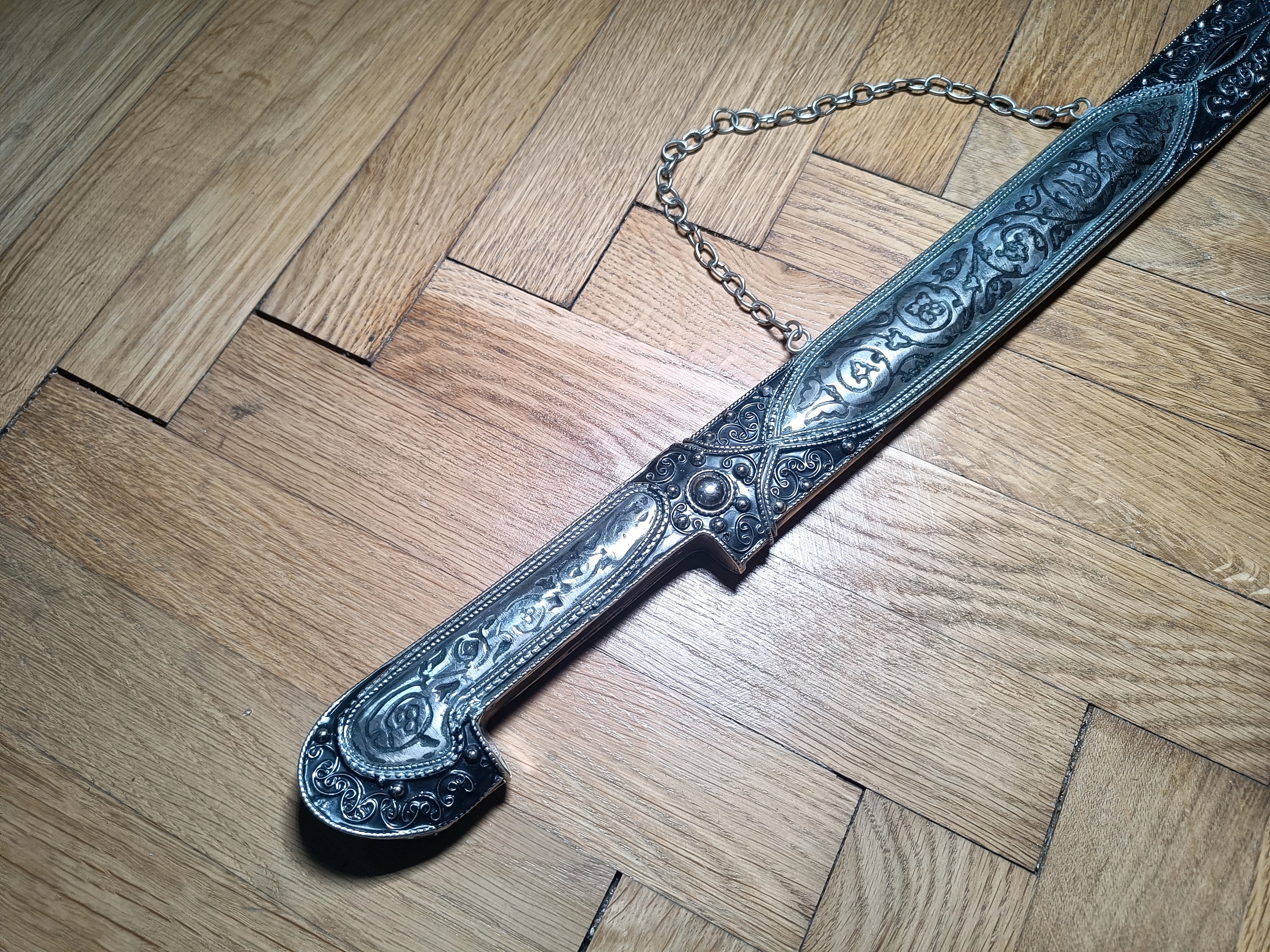 Handmade Caucasian Georgian Shashka (= Curved Sabre/dagger/sword ...