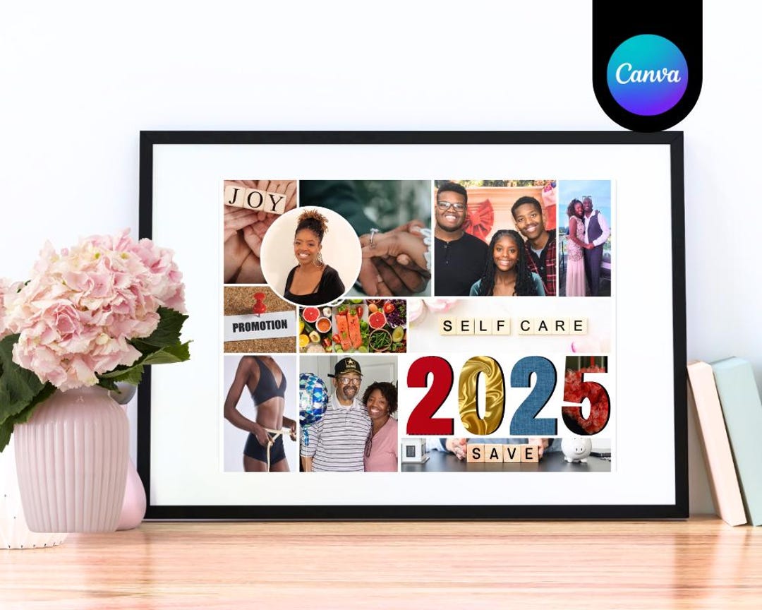 Digital Vision Board for 2025 | Manifestation | Goal Setting| Date ...