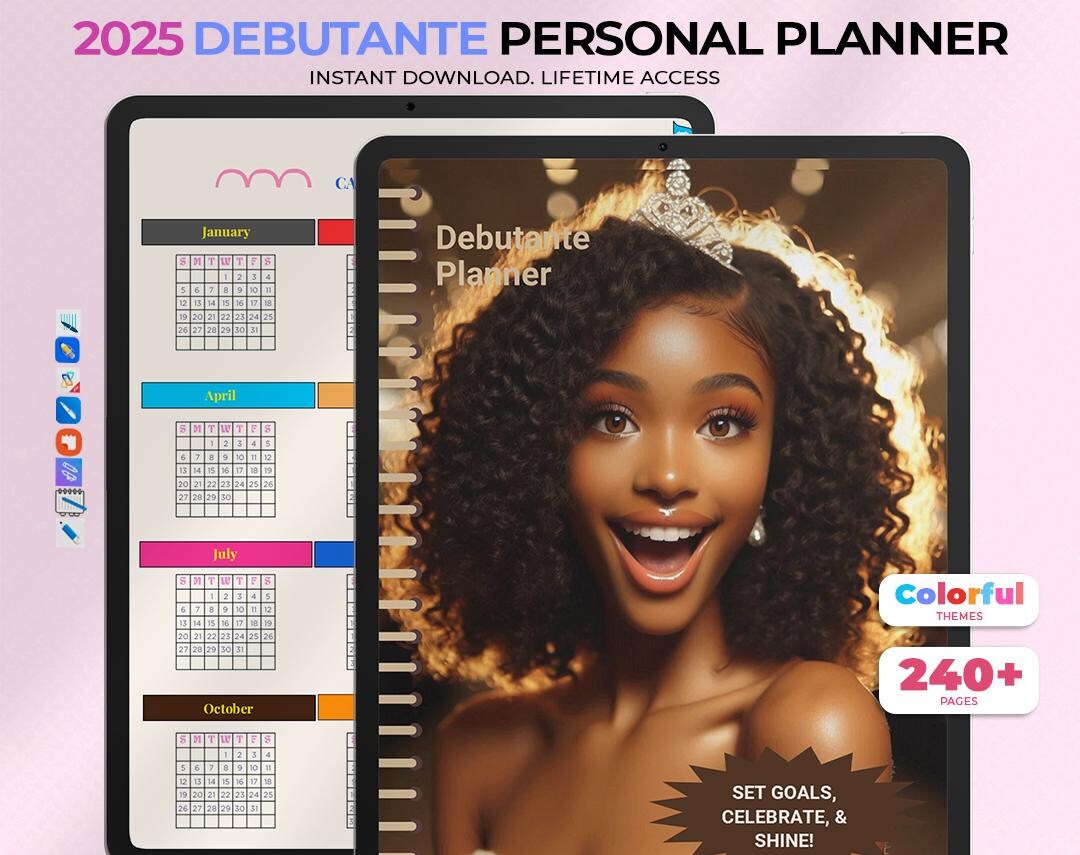 2025 Debutante Digital Planner, Debuntante Handbook, Debut Essentials ...