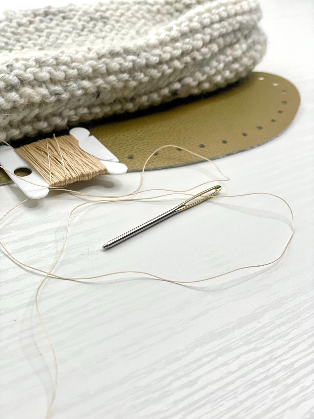 Grafting / Darning Needle for Sewing Pre-punched Holes With Heavy-duty ...