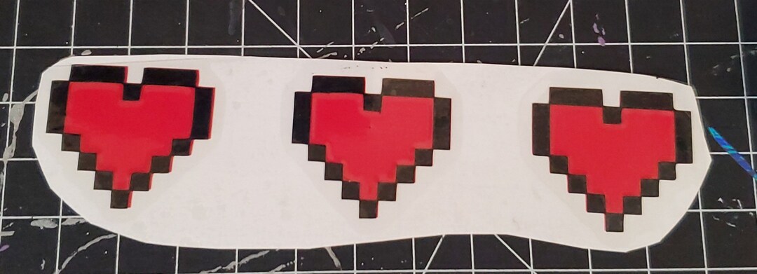Layered Pixel Heart Stickers,car Decals,window Decals,window Sticker ...