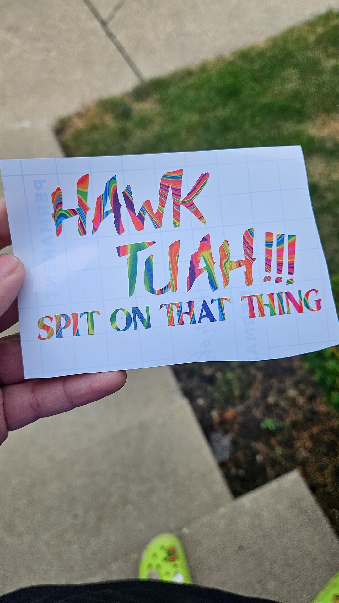 Hawk Tuah Car Decal,car Stickers,custom Stickers,decals,meme Stickers ...