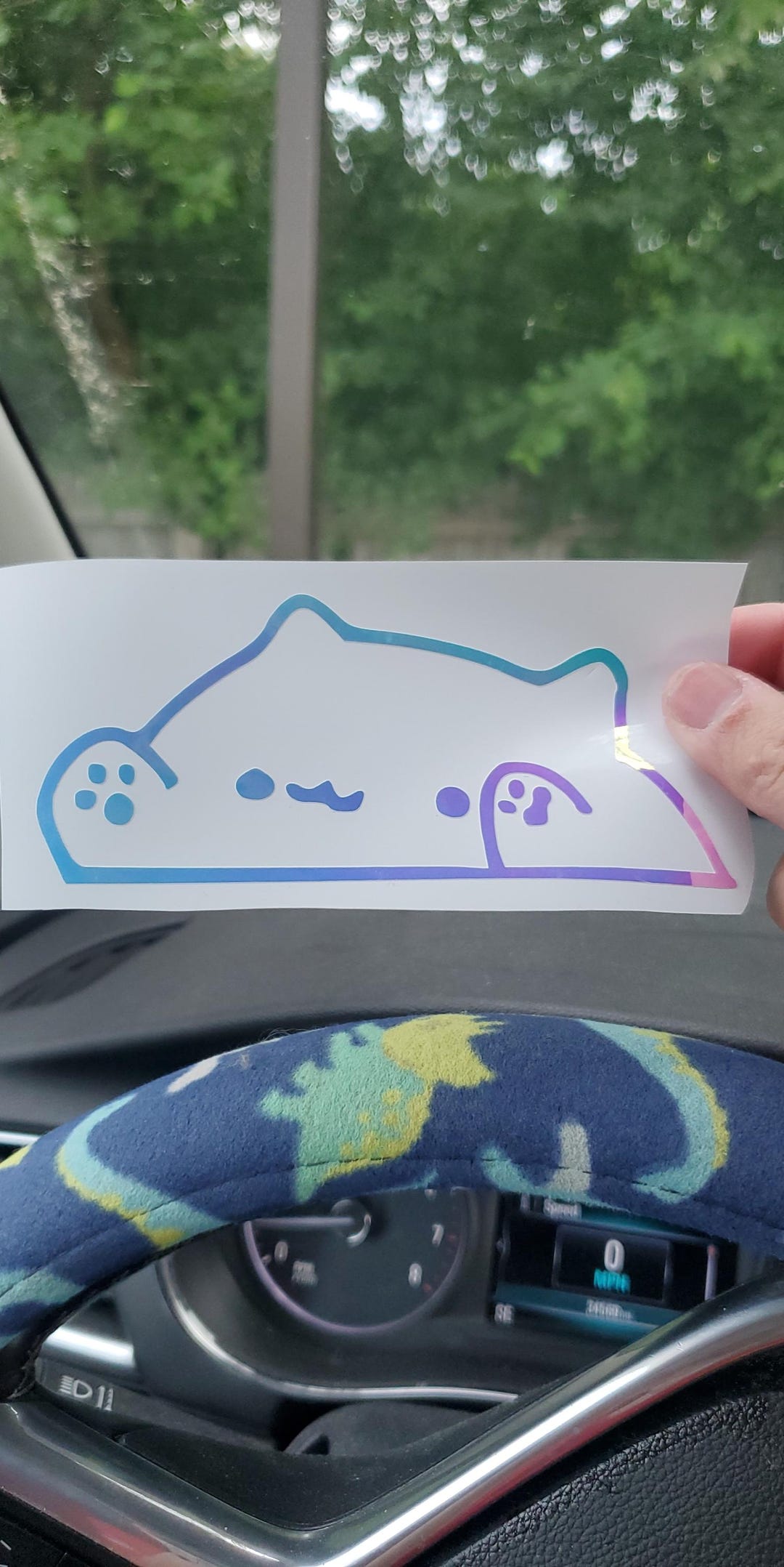 Bongo Cat- Car Sticker,bumper Sticker, Window Sticker, Water Bottle ...