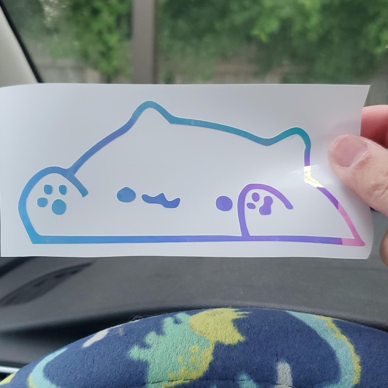 Funny Cat Car Stickers - Etsy