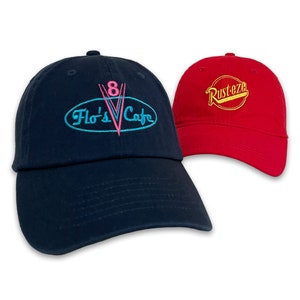 EMBROIDERED Rusteze Flo's V8 Cafe Rusty and Dusty Disney Cars Stitched ...