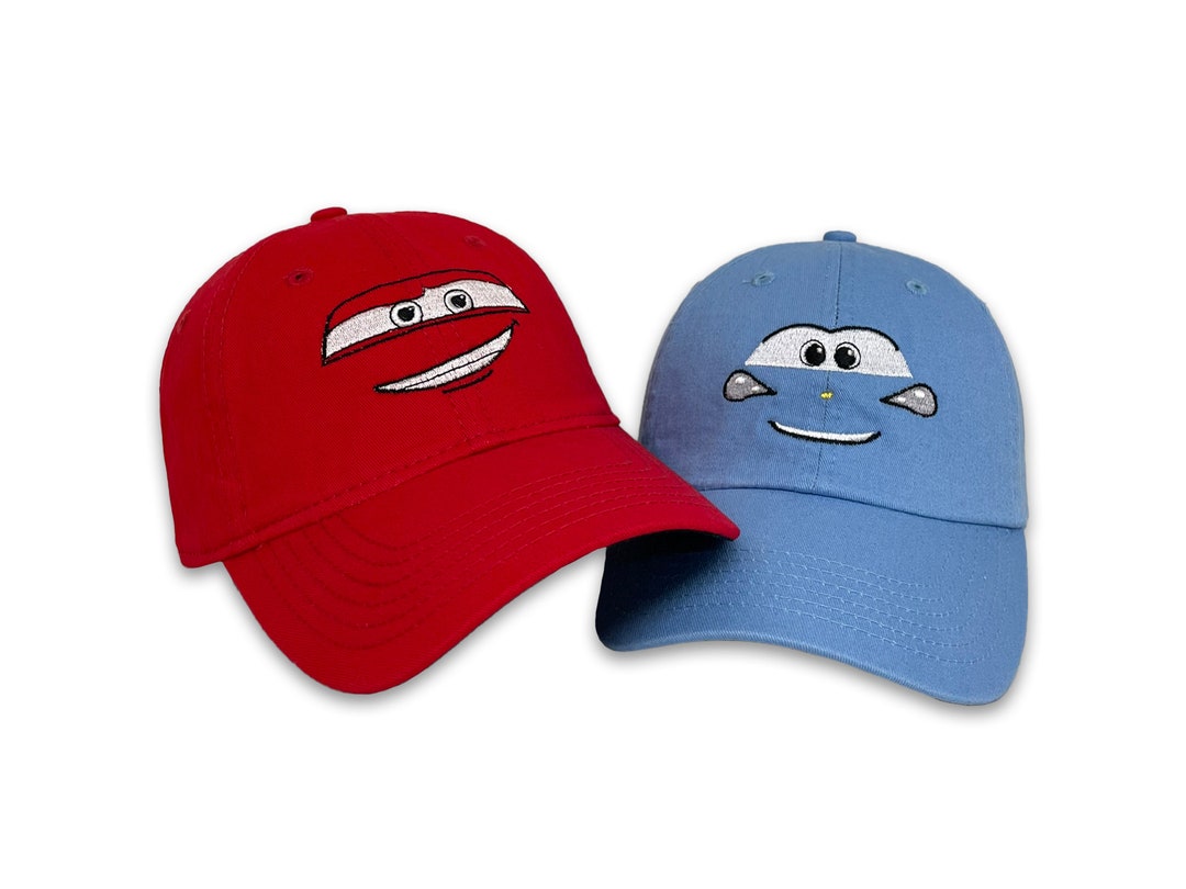 EMBROIDERED HAT Lightning Mcqueen and Sally Carrera - Disney Cars ...