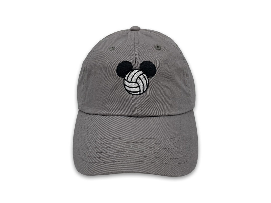 EMBROIDERED HAT Mickey Mouse Volleyball Sports Baseball Cap ...