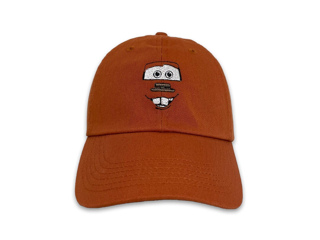 EMBROIDERED HAT Tow Mater - Disney Cars - Adult Unstructured Baseball ...