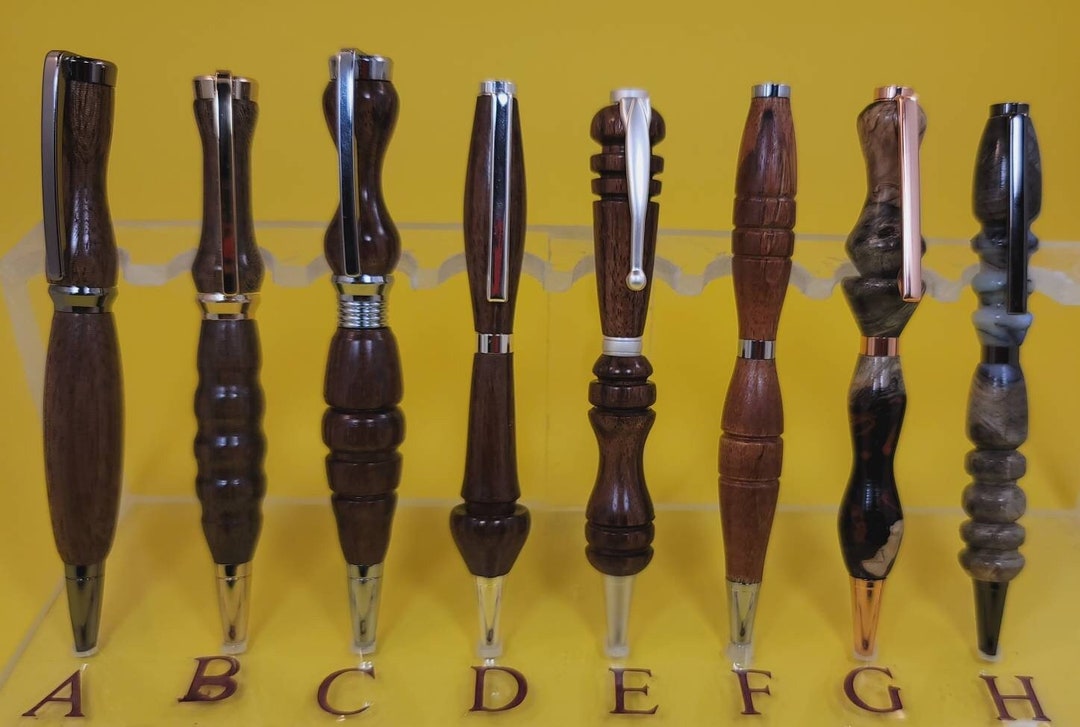 Unique Hand Turned Wooden Pens - Etsy
