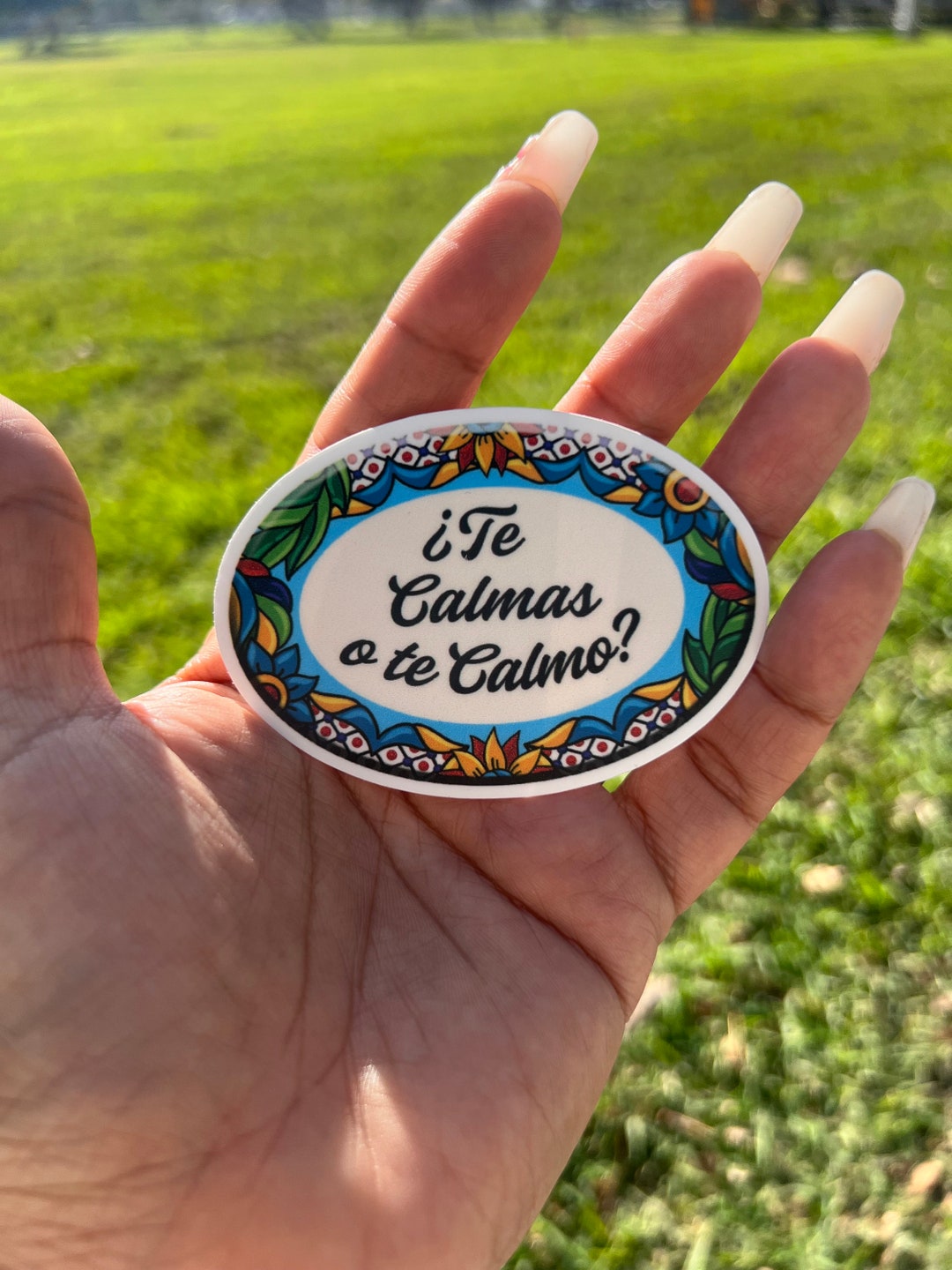 Te Calmas O Te Calmo Sticker - Etsy