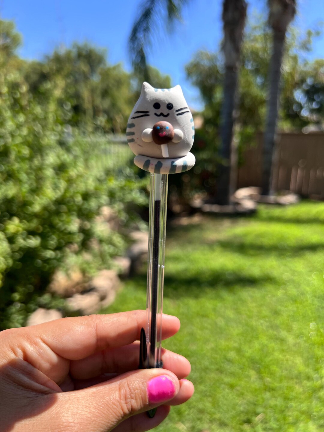 Cat Pen With Paleta Payaso Pen- Black Ink - Etsy
