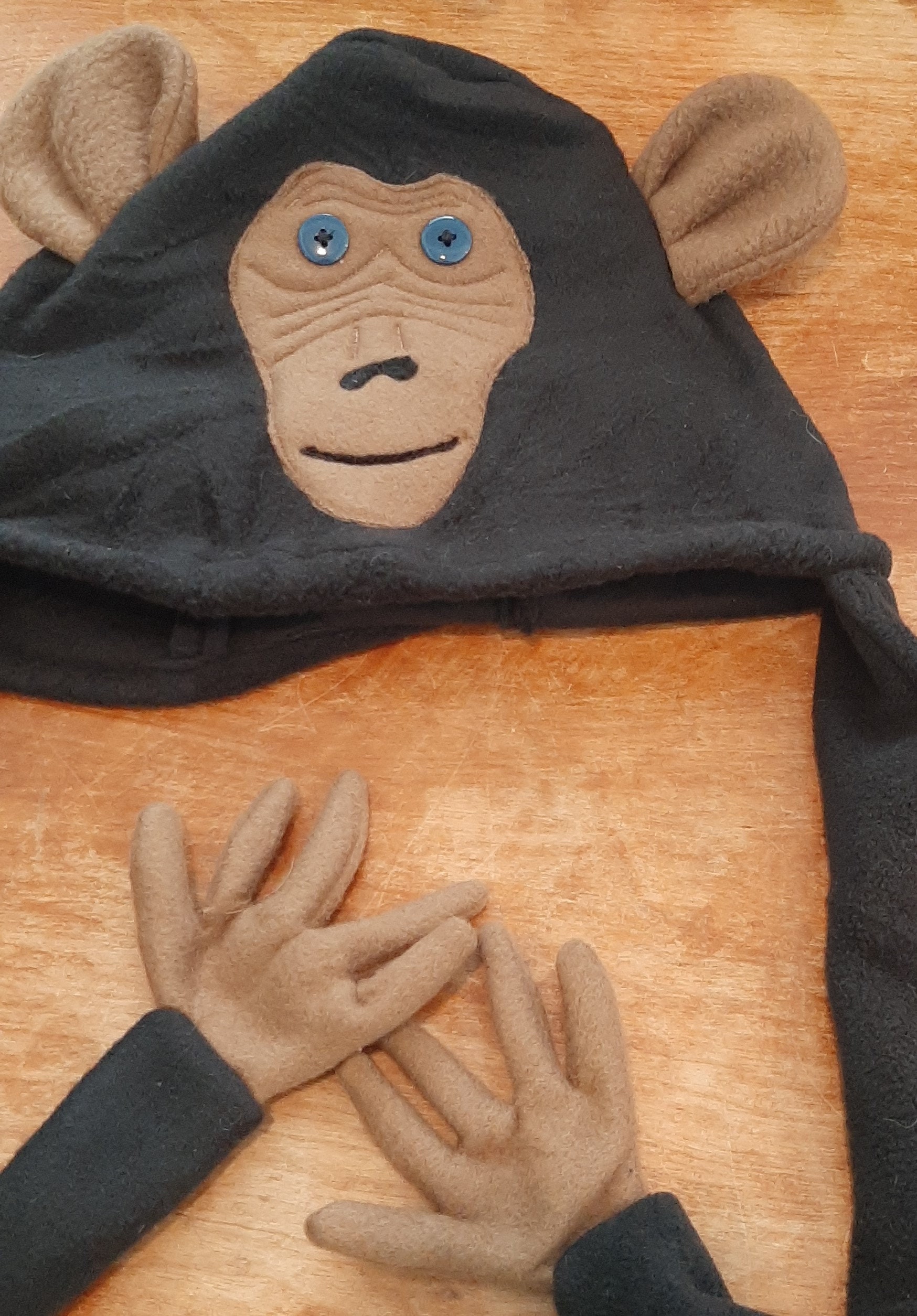 Monkey or Chimp Hat Your Choice With a Tail or Without. Chimp is New ...