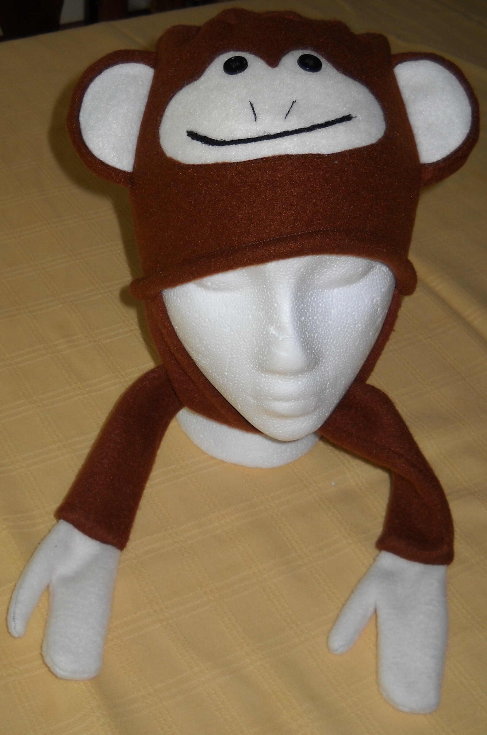 Monkey or Chimp Hat Your Choice With a Tail or Without. - Etsy