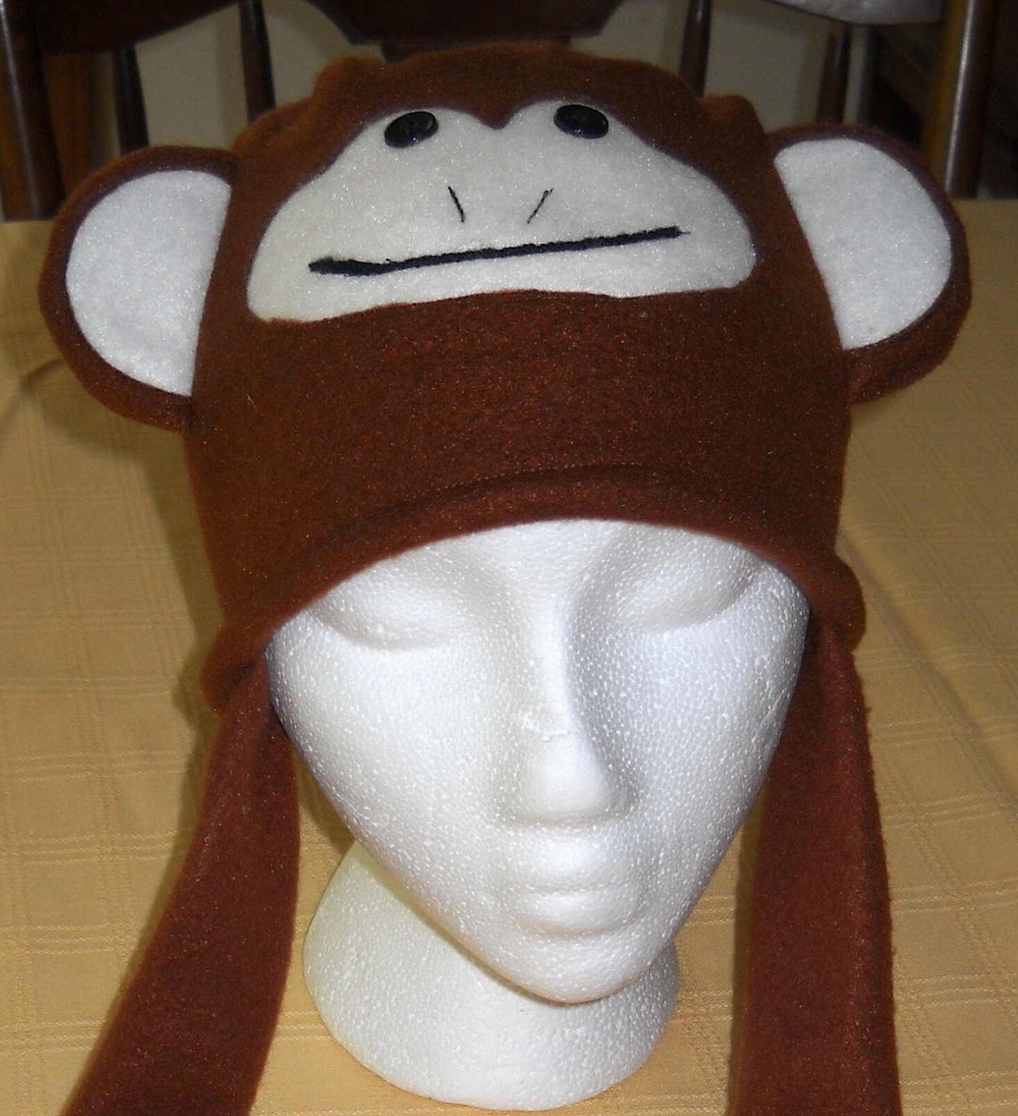 Monkey or Chimp Hat Your Choice With a Tail or Without. - Etsy