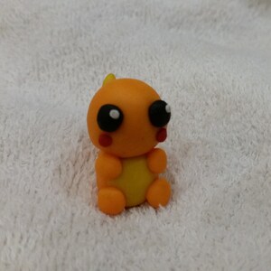 Charmander Cute Pokemon Clay Figure Keychain - Etsy