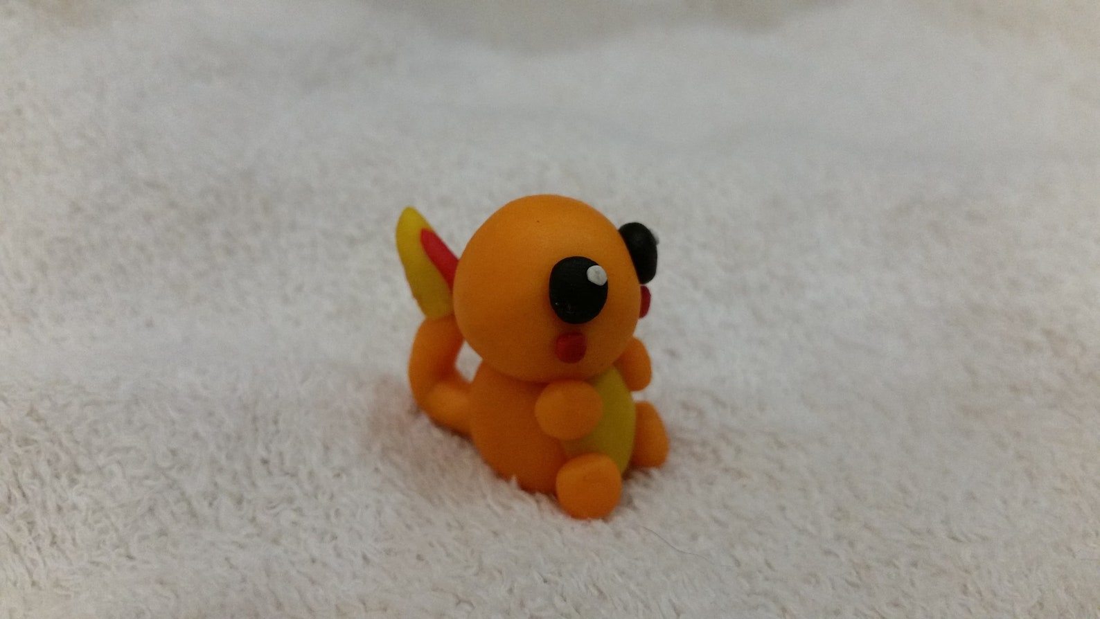 Charmander Cute Pokemon Clay Figure Keychain - Etsy