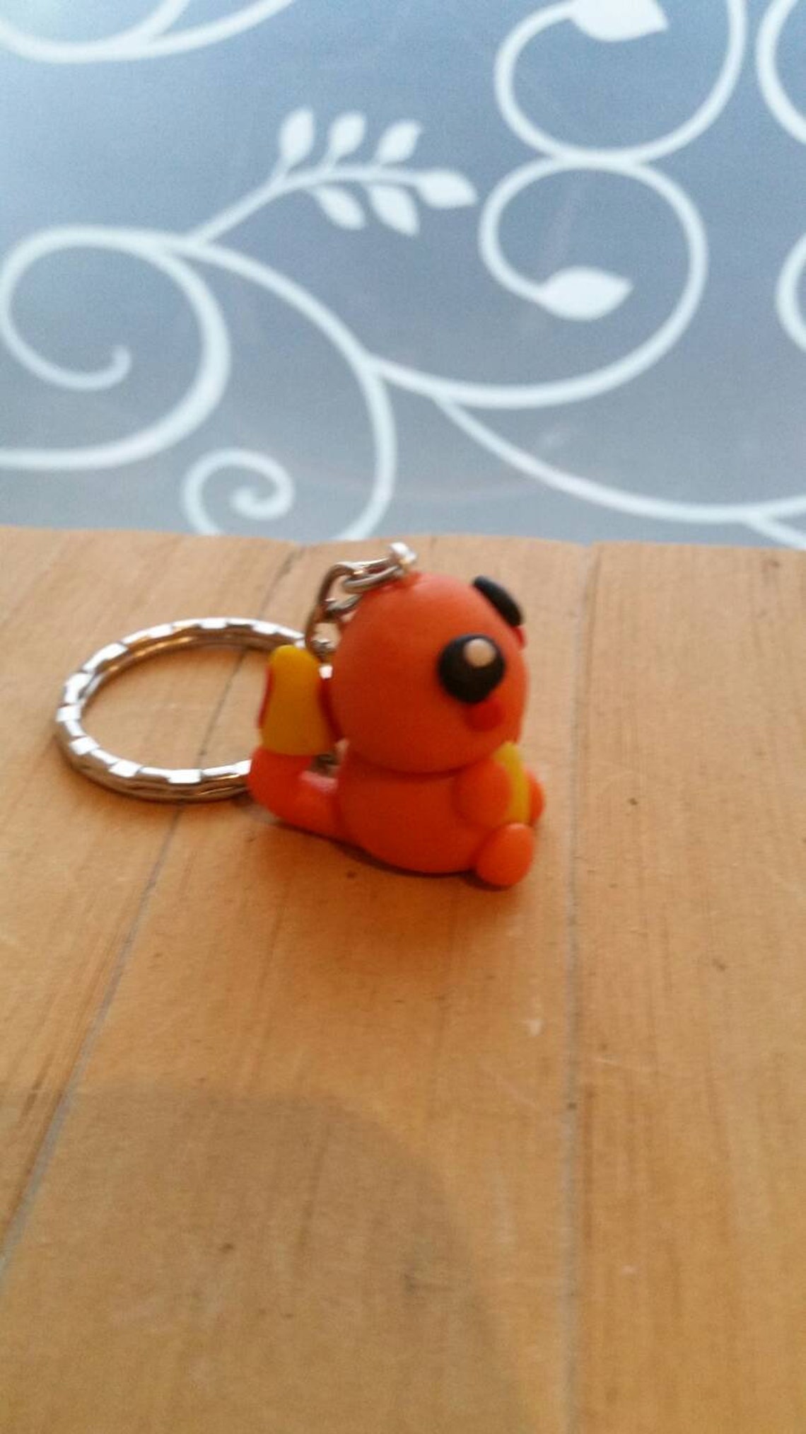 Charmander Cute Pokemon Clay Figure Keychain - Etsy
