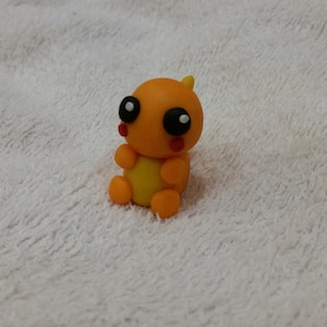 Charmander Cute Pokemon Clay Figure Keychain - Etsy