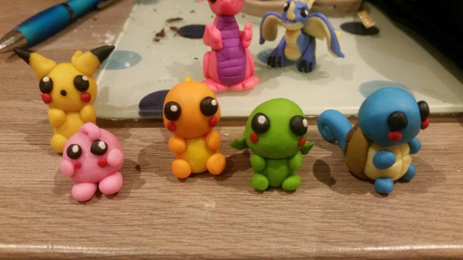 Charmander Cute Pokemon Clay Figure Keychain - Etsy