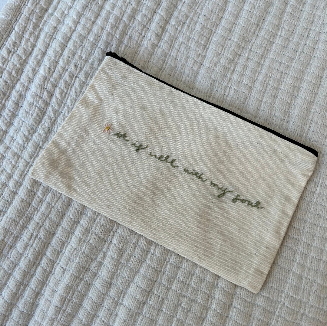 It is Well With My Soul Zipper Pouch - Etsy