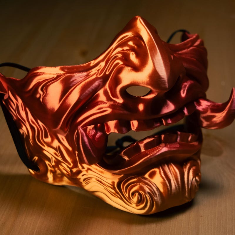 Oni Mask - Etsy