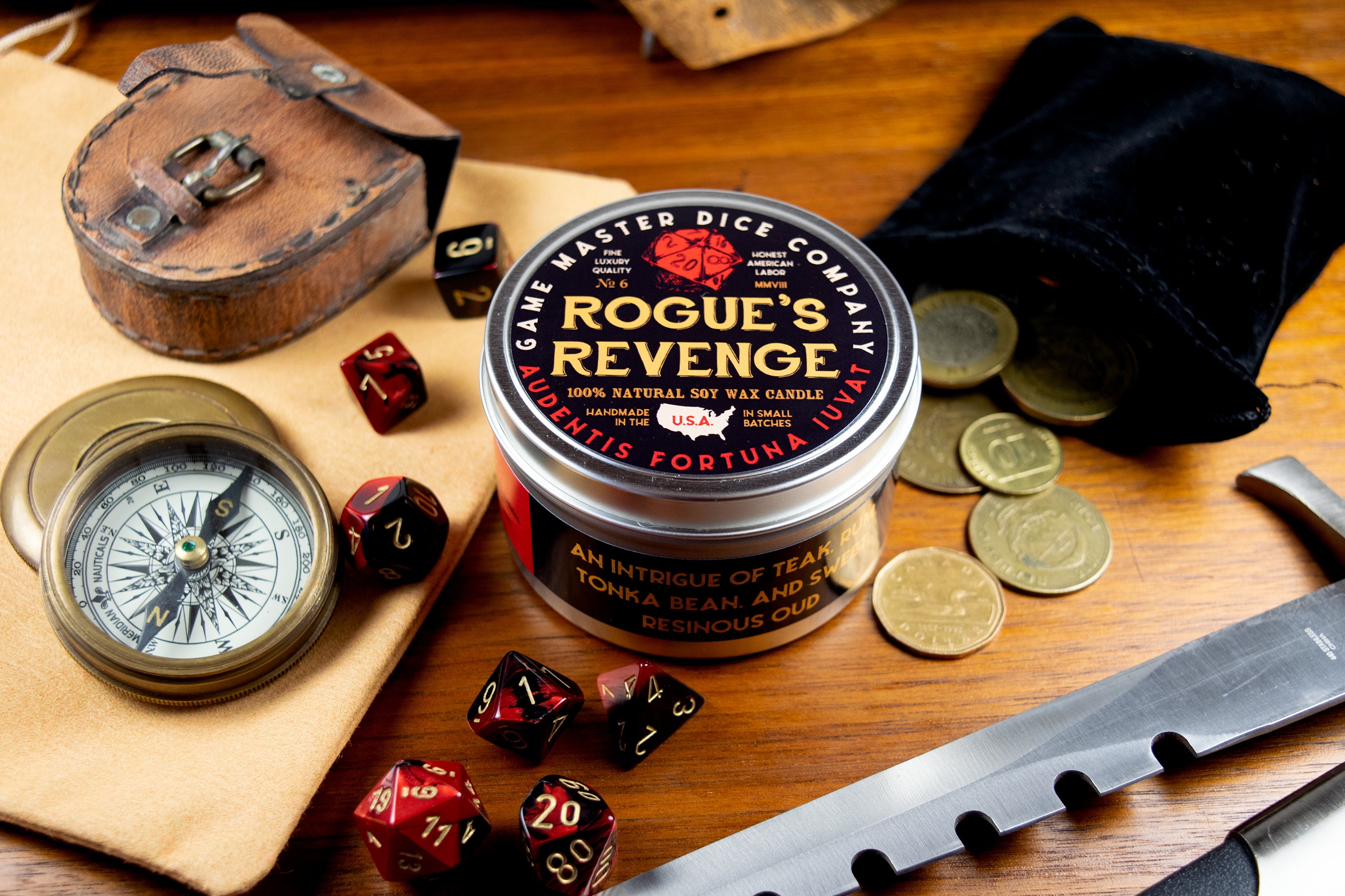 Rogue's Revenge Gaming Candle Geek Gift RPG Gamer - Etsy