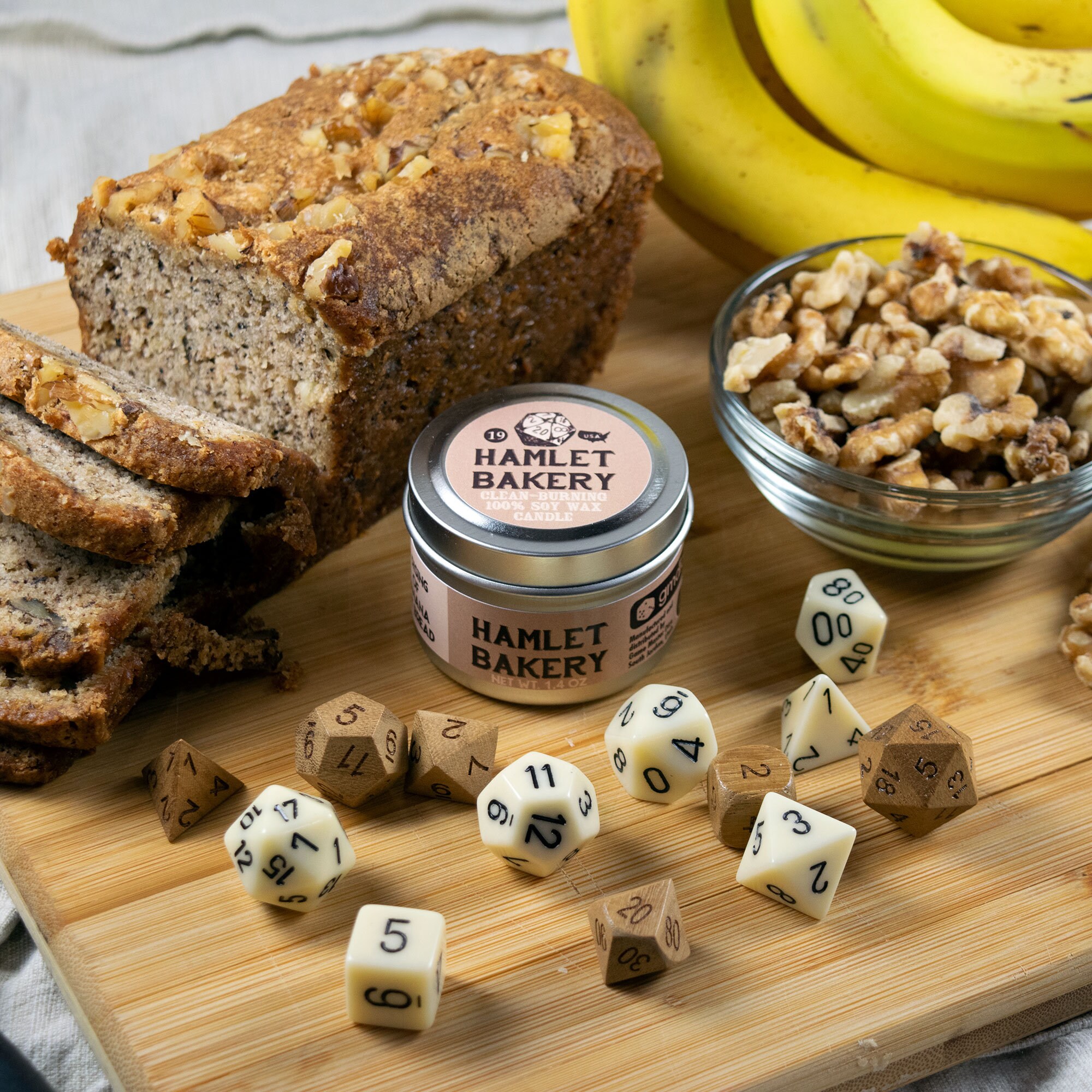 Hamlet Bakery Gaming Candle | Geek Gift | RPG | Gamer | DND | Banana ...